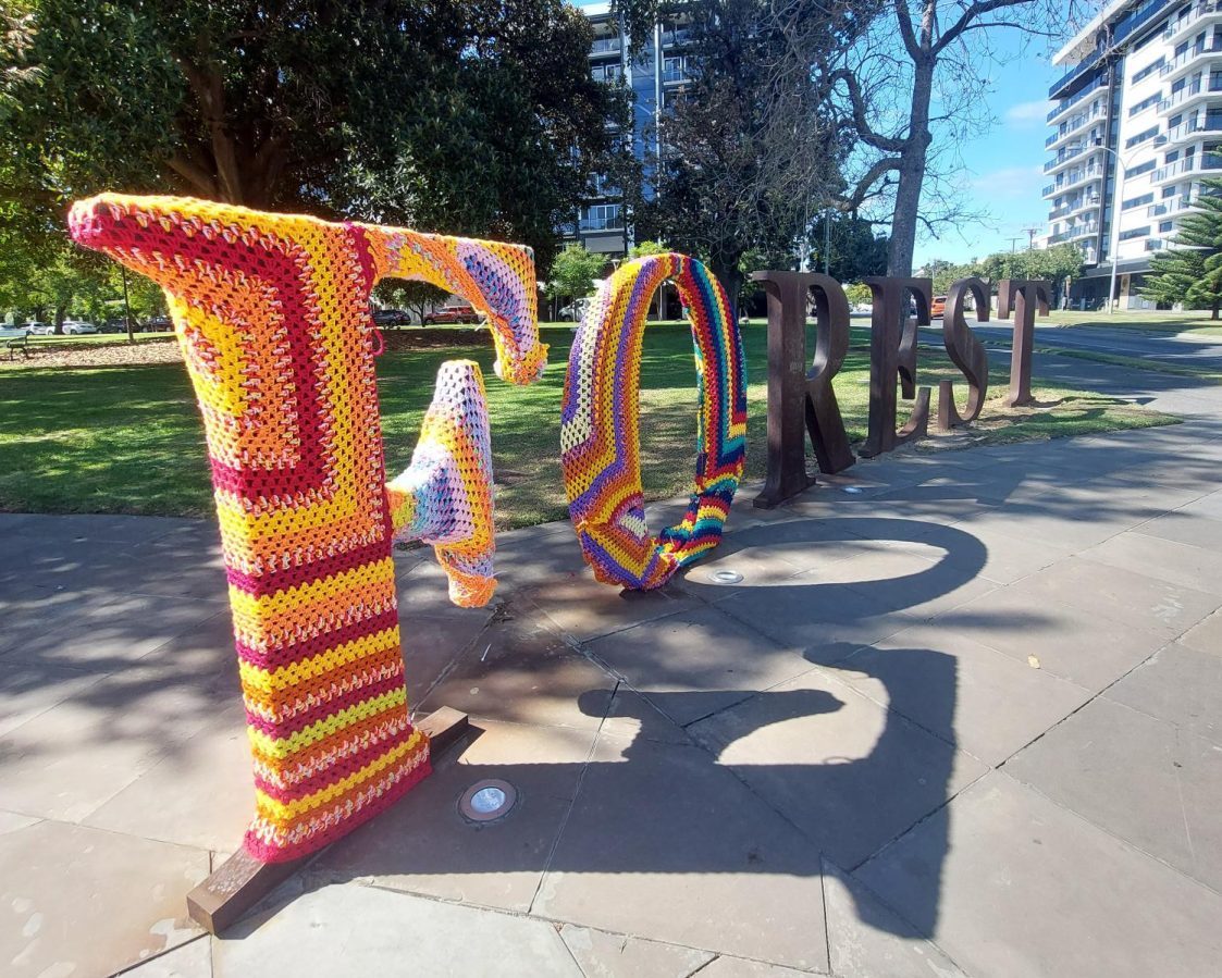 Forest of Dreams - Yarn Bombing Project | City of Adelaide