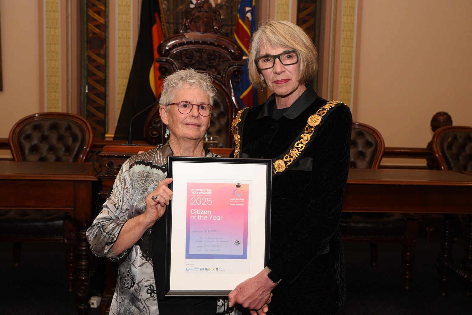 Lord Mayor Presents Citizen of the Year Awards | City of Adelaide
