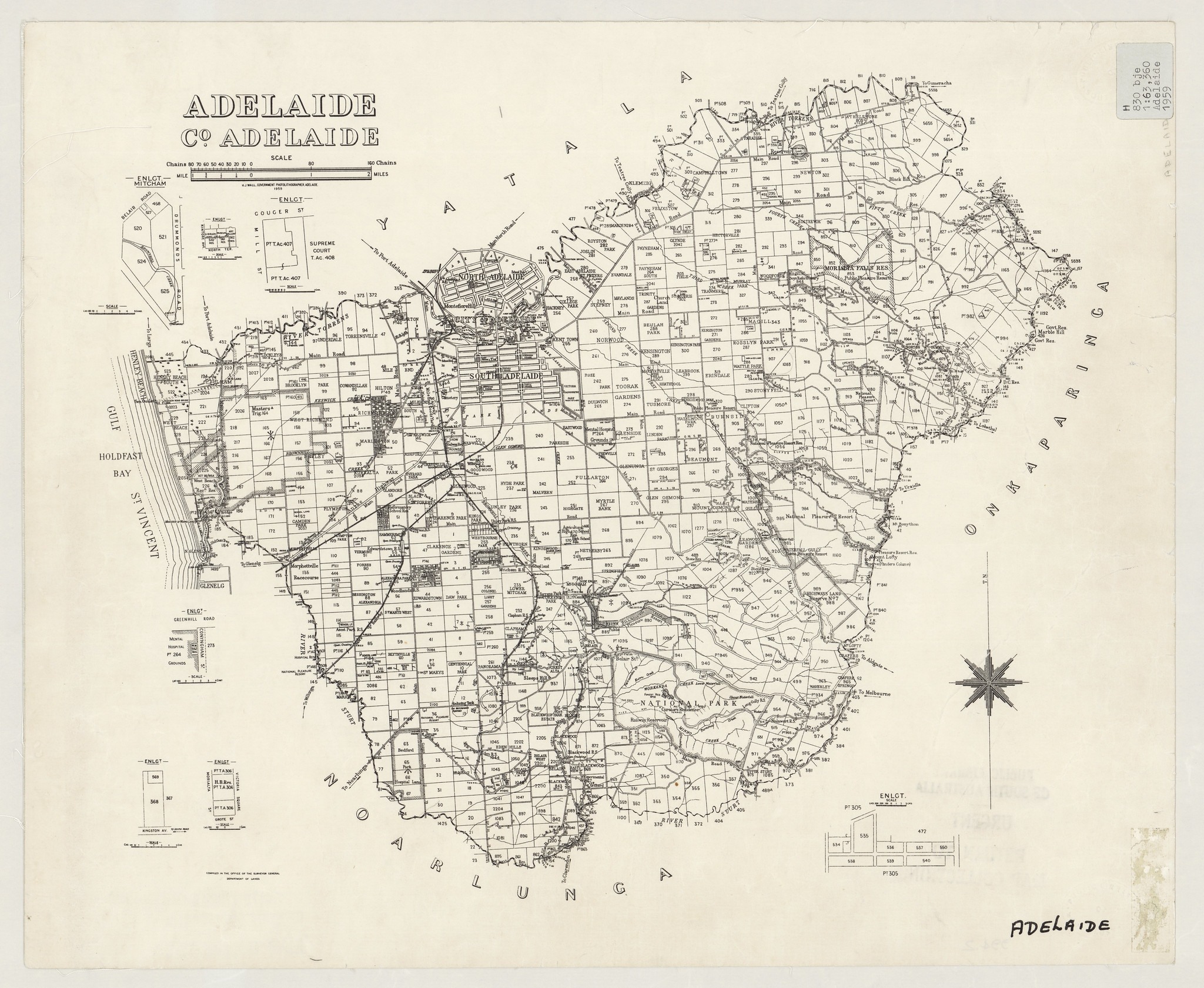 Map: Hundred of Adelaide, 1959 | Historical maps of Adelaide