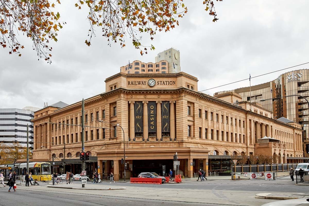 Adelaide Railway Station / Adelaide Casino - North Terrace ADELAIDE ...
