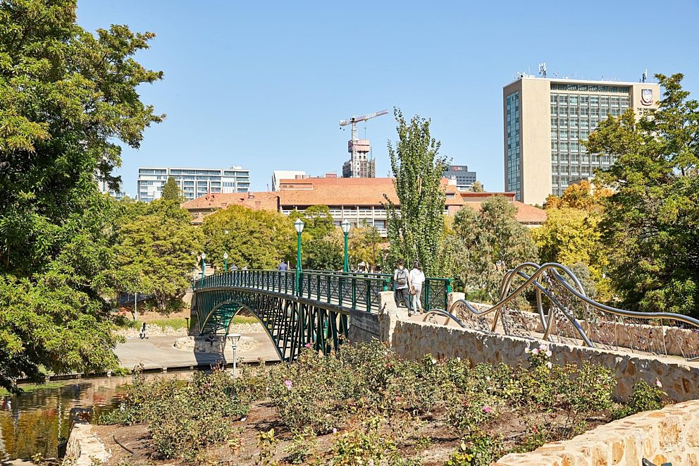 The University of Adelaide Footbridge [Metal Arch] - Park Lands ...