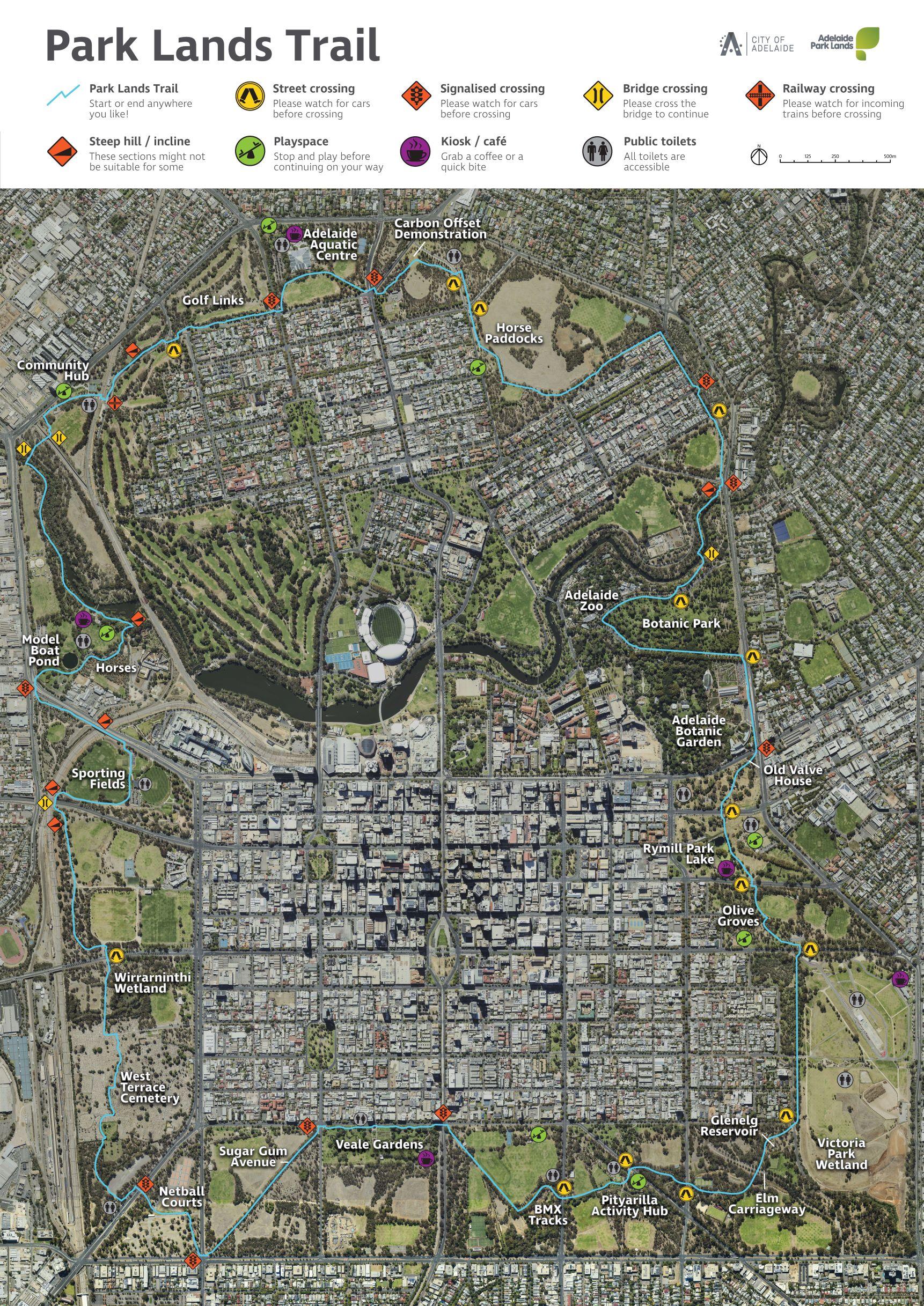 Experience Adelaide | Adelaide Park Lands trail