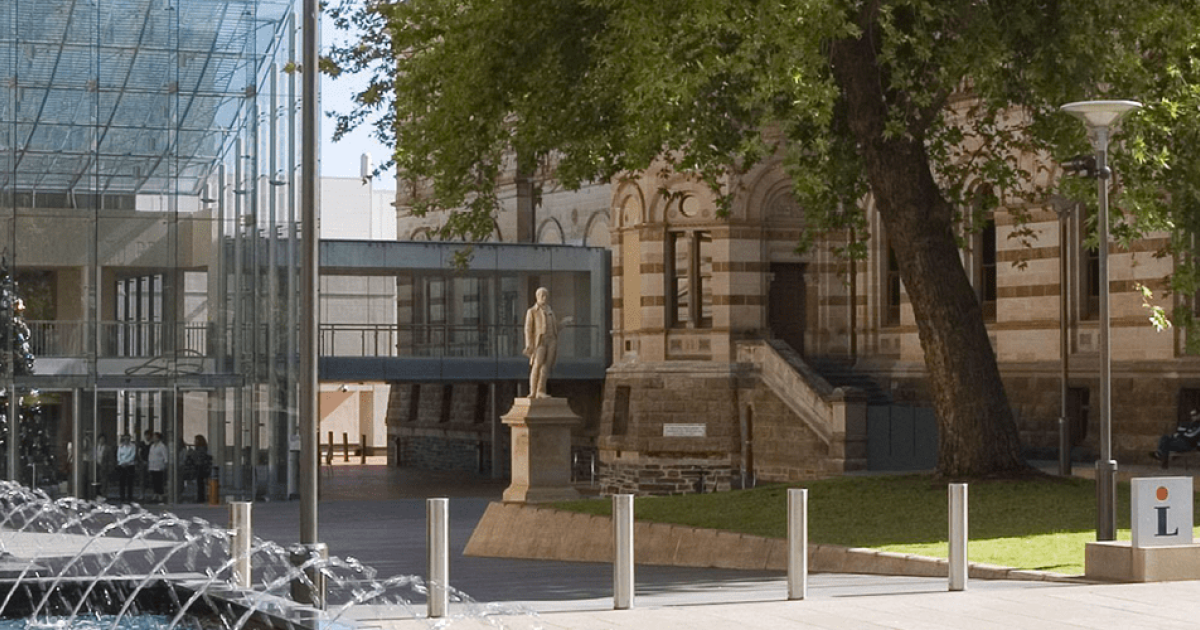 Park near the State Library of South Australia. | UPark