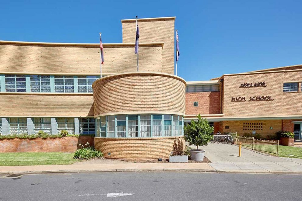 Adelaide High School (formerly Adelaide Boys High School) 1951 building ...