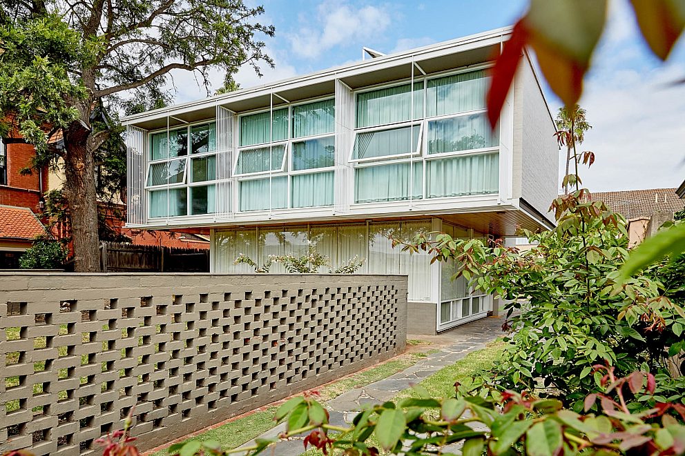Dwelling ('Walkley House') designed by Robin Boyd in the International ...