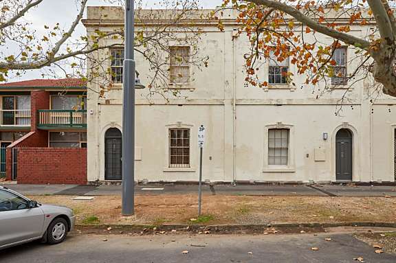 Row houses, outbuildings and walls - 204, 206 & 208 Jeffcott Street ...
