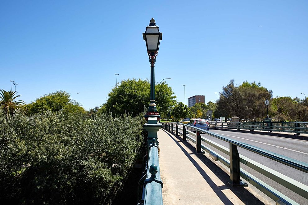 Albert Bridge over the River Torrens [Metal Girder] - Frome Road ...