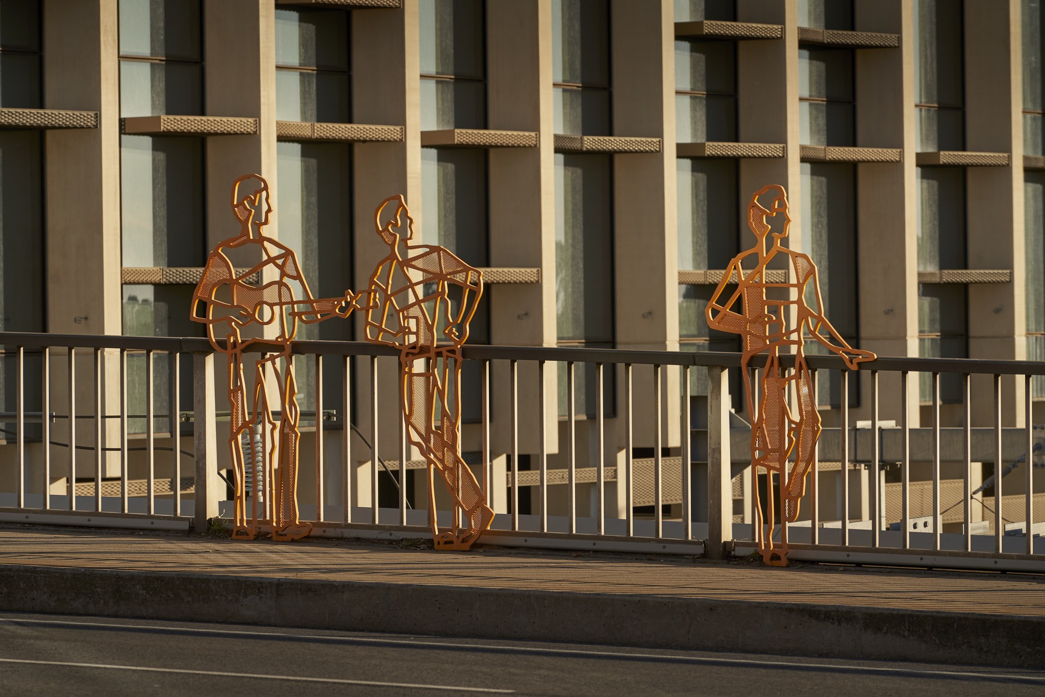 The Boys watch the Girls watch the Boys | Art in Adelaide