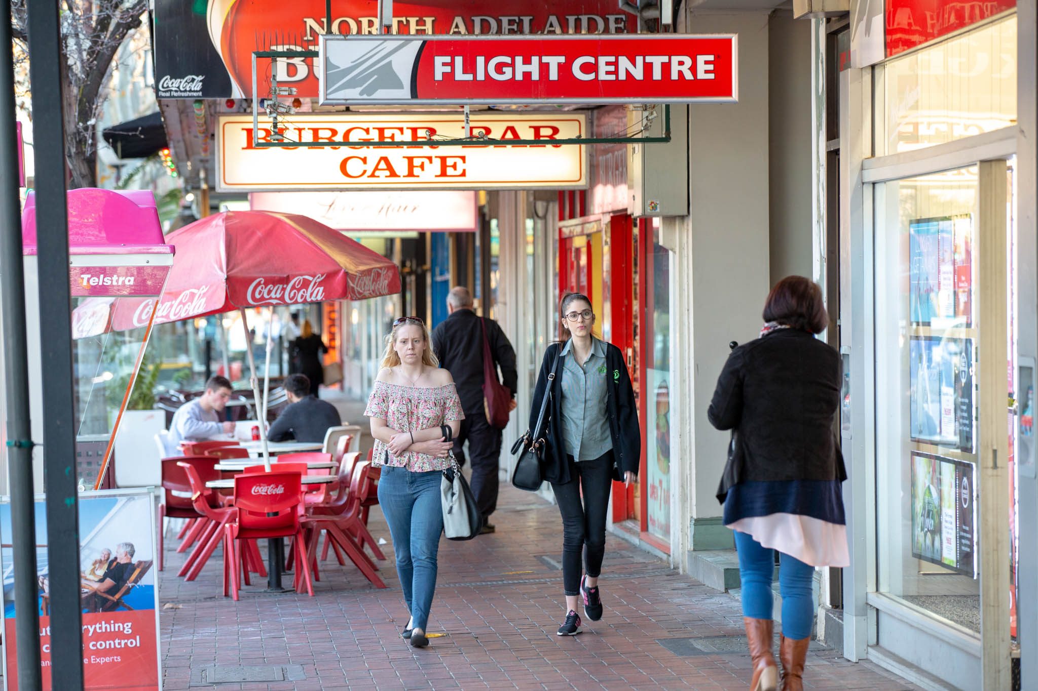 Objects on footpath | City of Adelaide