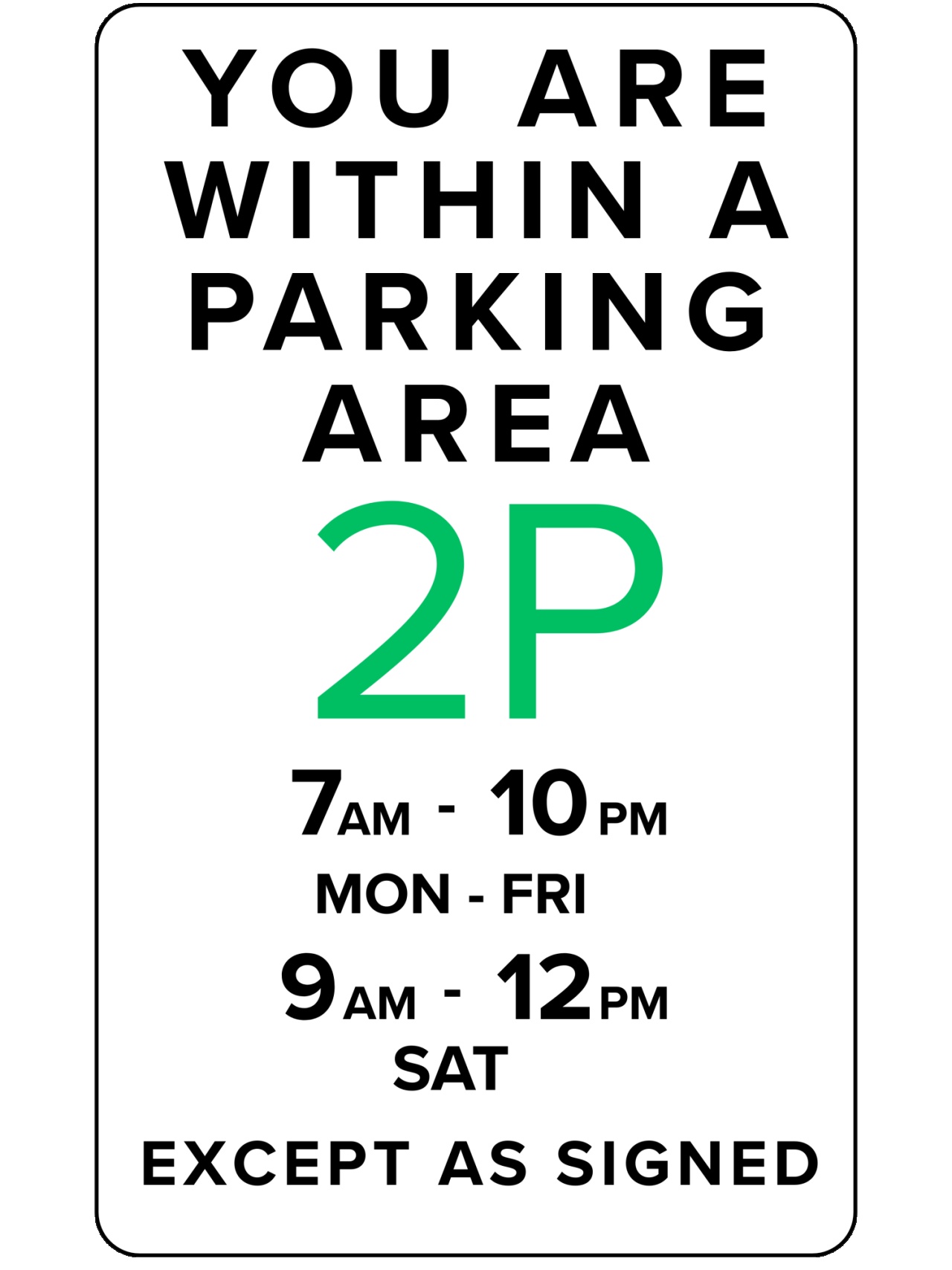 Parking signs | City of Adelaide