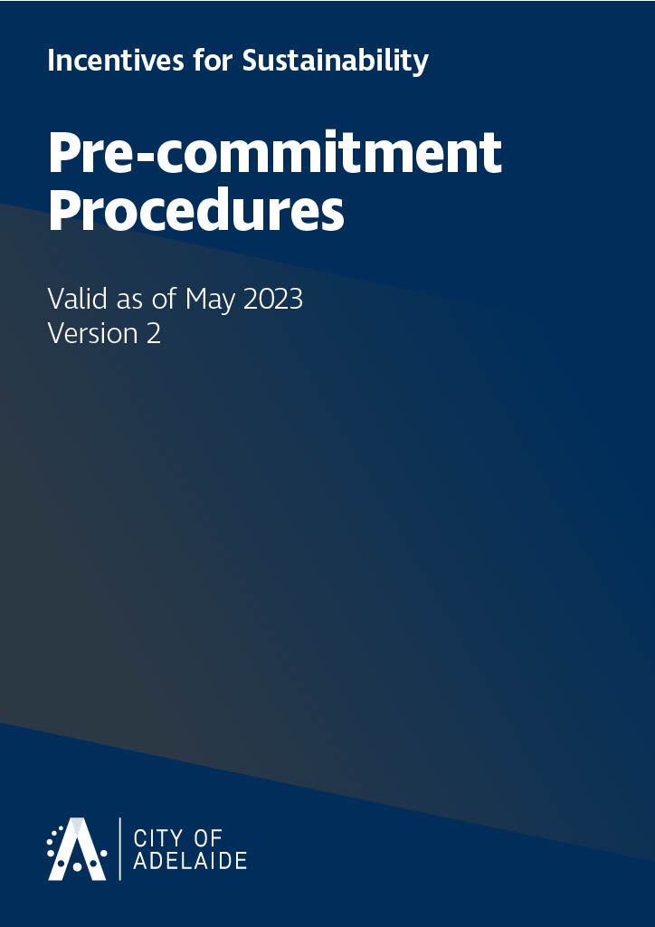 Incentives for Sustainability | City of Adelaide