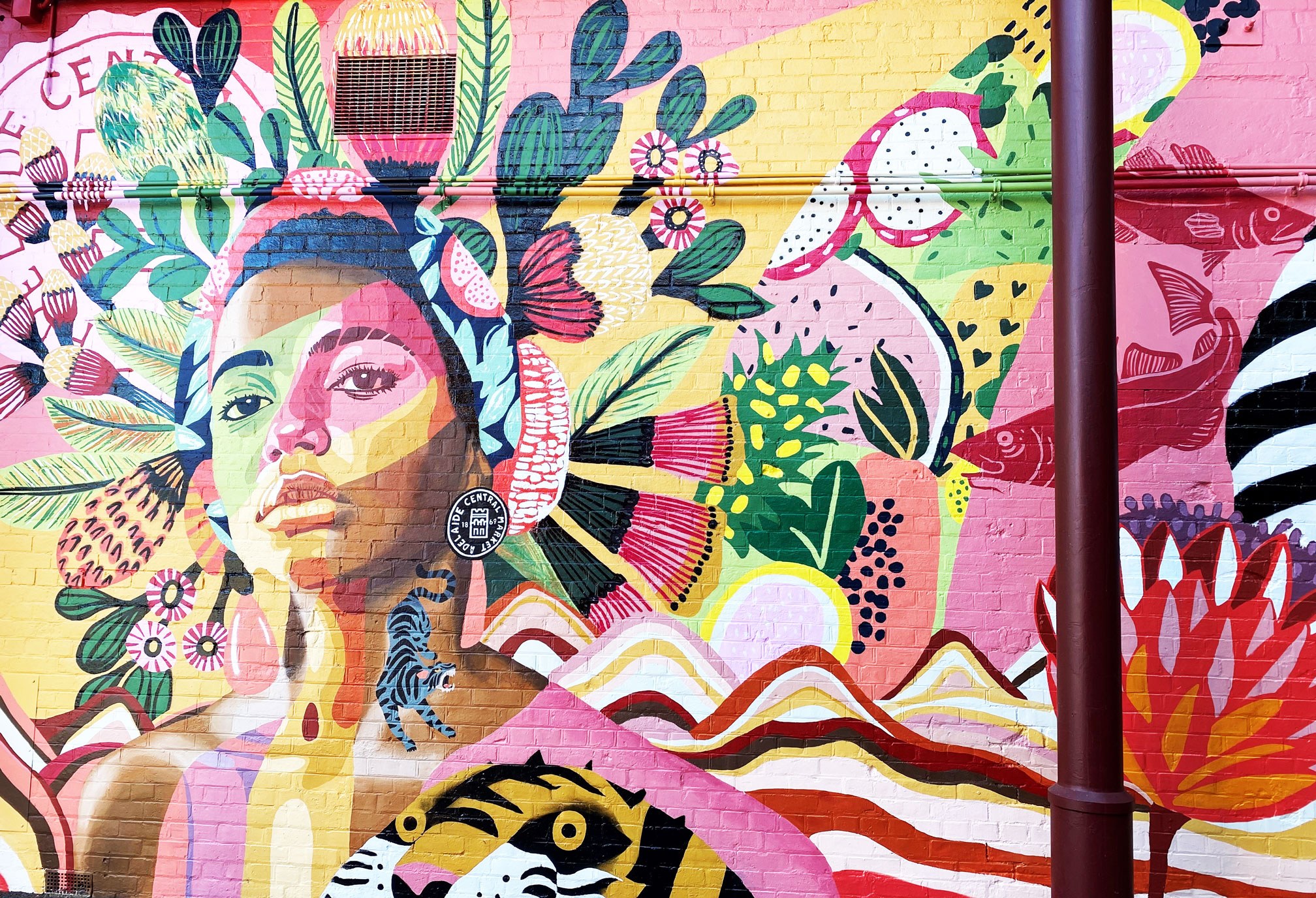 Adelaide Central Market Mural | Art in Adelaide