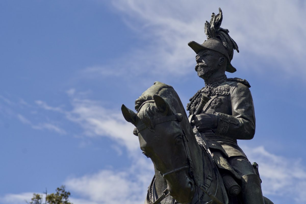 Statue of His Majesty King George V and Pedestal - Sir Edwin Smith ...