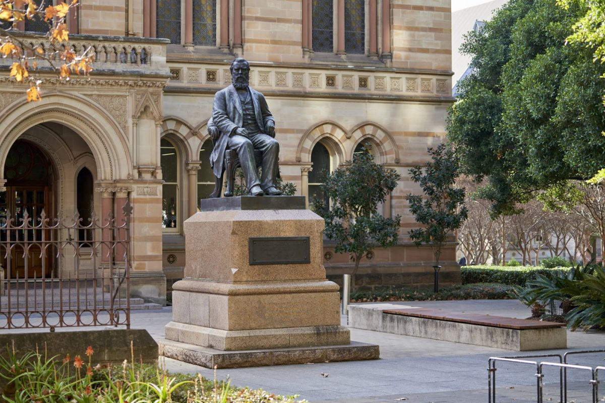 Memorial to Sir Walter Watson Hughes, The University of Adelaide ...