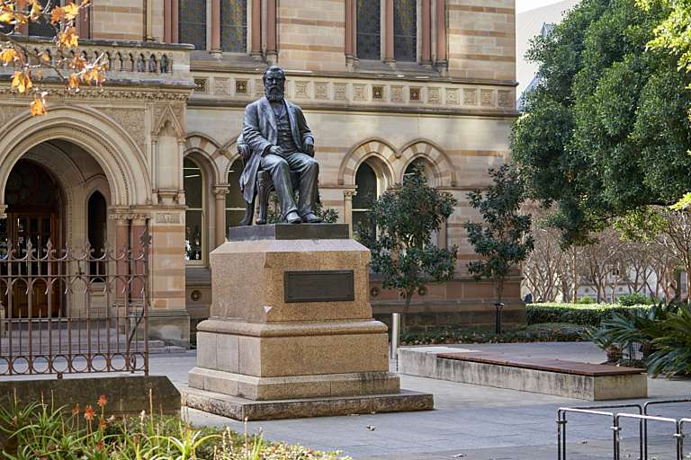 Memorial to Sir Walter Watson Hughes, The University of Adelaide ...