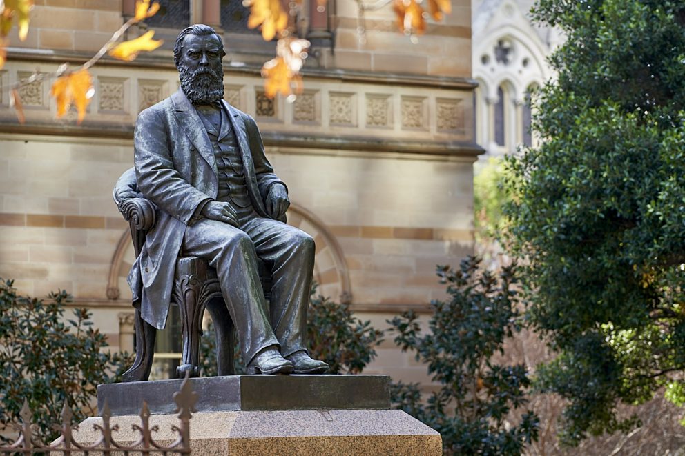 Memorial to Sir Walter Watson Hughes, The University of Adelaide ...